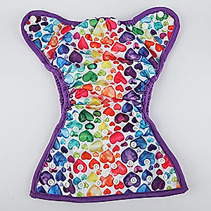 ReUseLife One Size Cloth Diaper Cover Snap with Double Gusset 6 Pack (6DC03)