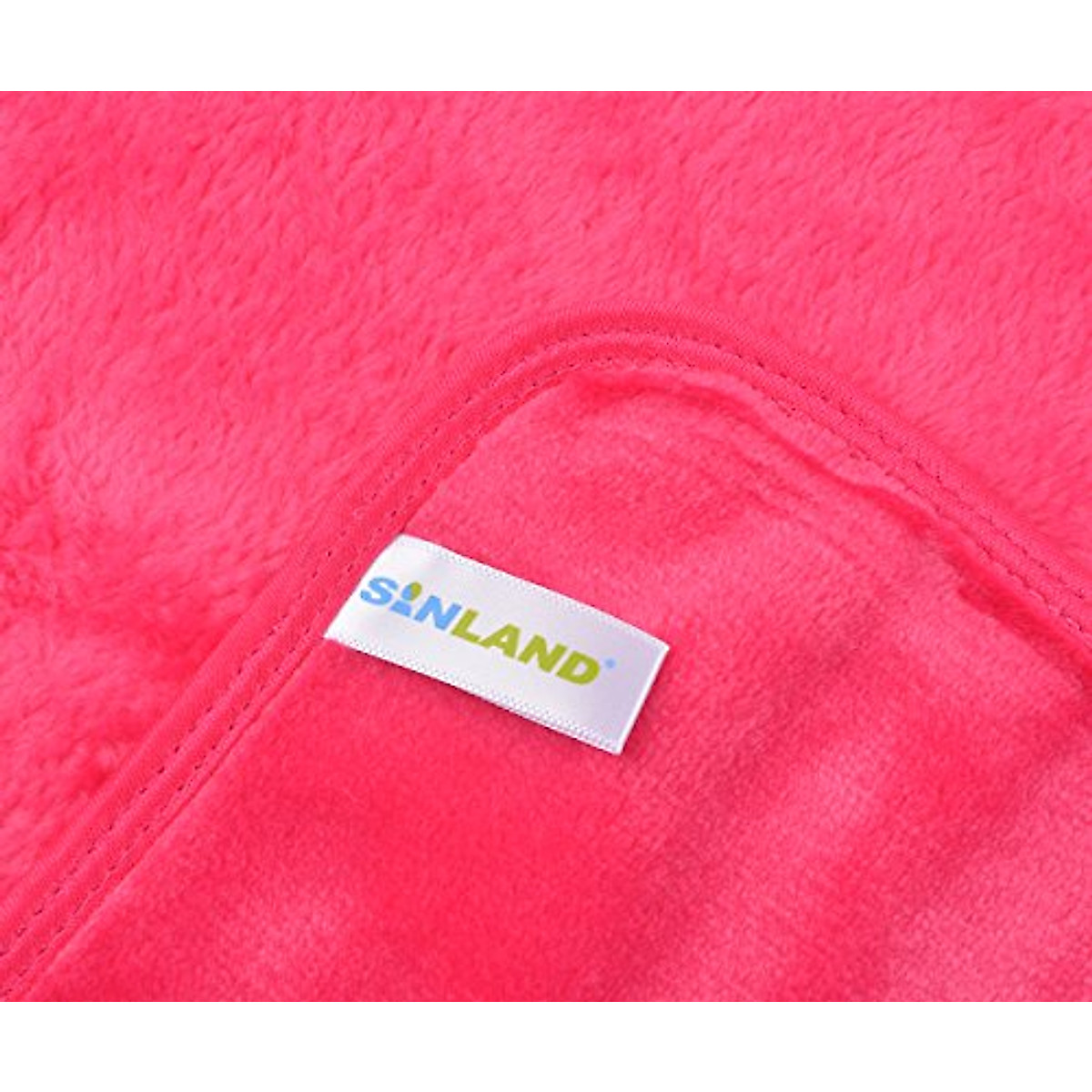 Sinland Microfiber Makeup Remover Cloth Reusable and Washable Makeup Remover Towels Face Cloths Facial Cleaning Towels Fast Drying Washcloth 9.8Inchx9.8Inch 4 Pack Dark Pink