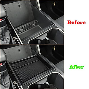 Muslogy for Tundra 2022 Storage Tray Lower Center Console Organizer Interior Accessories Compatible with Toyota Tundra 2022 SR SR5 Limited TRD PRO
