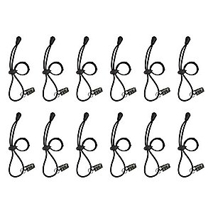 Background Backdrop Clips Clamps Holder for Photo Video Studio,12 Pack,Black