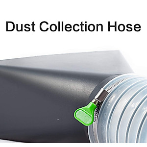 4 Inch Key Hose Clamp 12packs Key-Type Adjustable Stainless Steel Hose Clamps, dust collection hose clamps, air hose clamps, Pipe Clamp, Worm Gear Clamps, Dryer Vent Clamp, Thumb Screw Metal Clamps