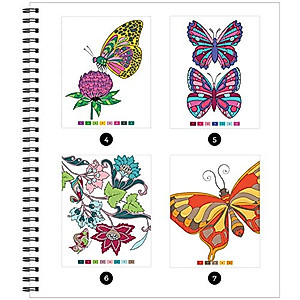 Brain Games - Color by Number: Butterflies