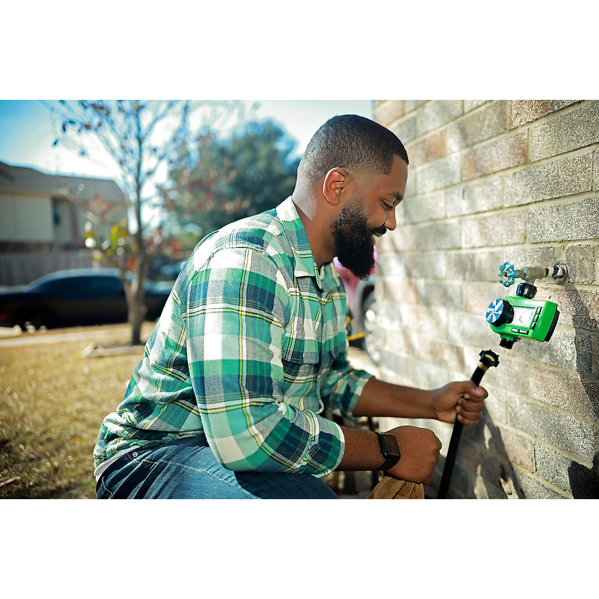 Rain Bird 1ZEHTMR Professional Grade Electronic Digital Hose End Timer/Controller, One Zone/Station, Battery Operated