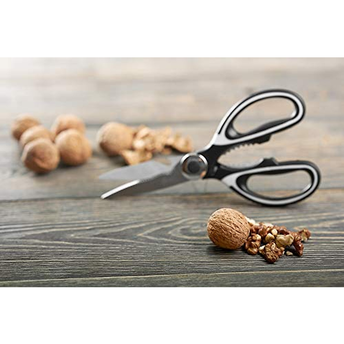 Emilio Torazzi Kitchen Scissors - Ultra Sharp Premium Multi Purpose Kitchen Shears - Heavy Duty & Dishwasher Safe