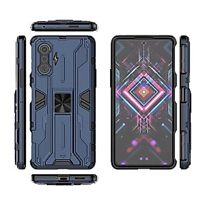 Redmi K40 Gaming 5G 2 in 1 Protective Cover - Shockproof Case - Blue