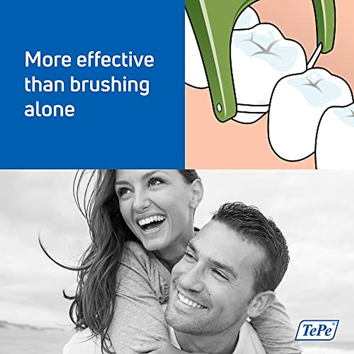 TEPE Good Mini Flosser, Dental Floss Picks, Tooth Floss Sticks, Dental Pick Flossers for Unflavored, Adults, 36 Pack