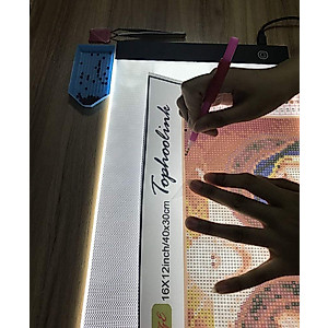 A4 LED Light Box Tracer USB Power Adjustable LED Light Tablet Board Pad for 5D DIY Diamond Painting
