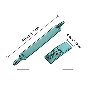 INGVY Dry Brushing Body Brush Fashion Powerful Moisture Machine Rub Back Towel Bar Men Sand Thin Bath Strip Towel Woman Soft Body Cleaning Bathroom Accessory (Color : Brown)