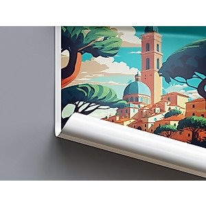 Ravenna Travel Print Wall Art Ravenna Wall Hanging Home Décor Ravenna Art Lovers Italy Art Lover Ravenna Print Ravenna Italy Art