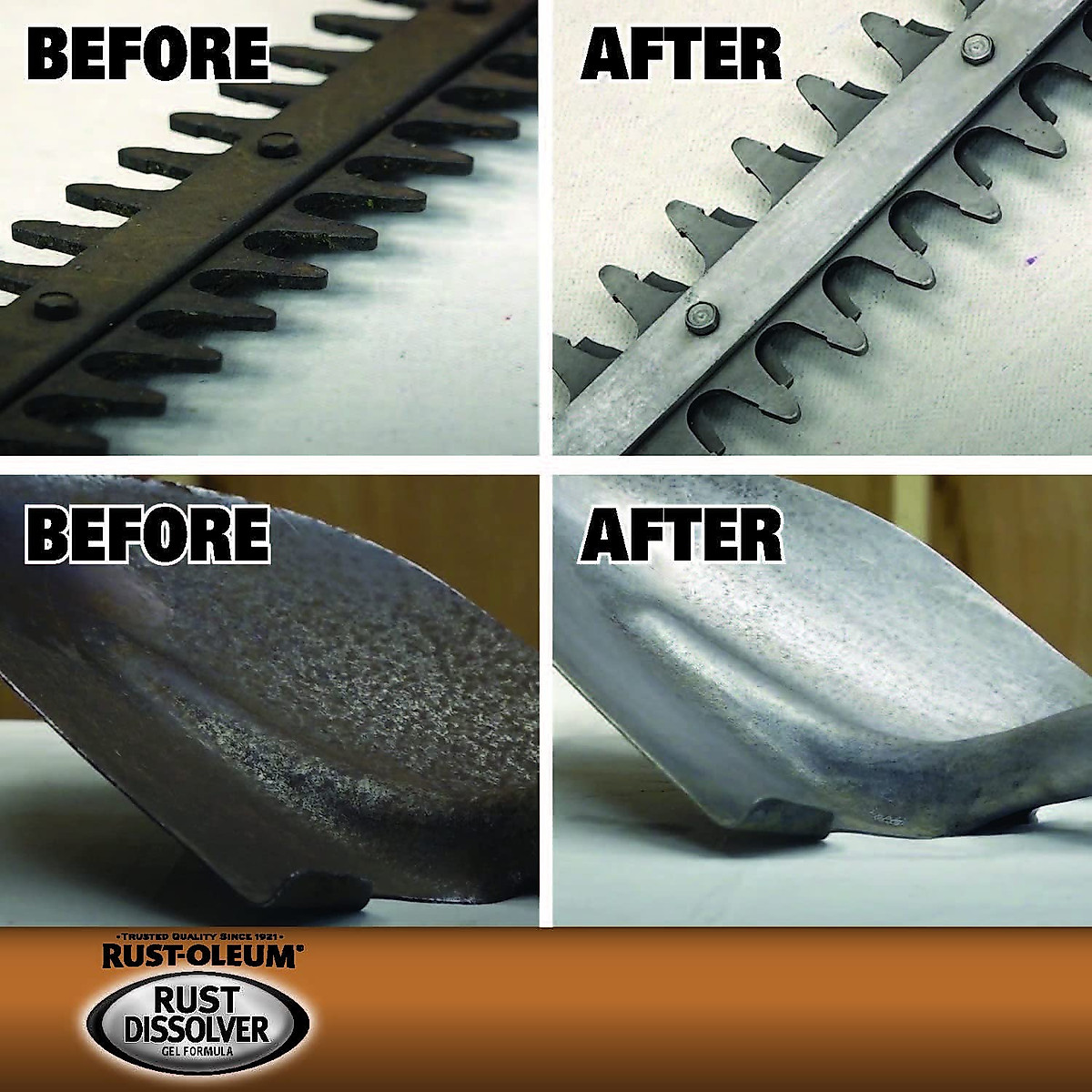 Rust-Oleum 300112-6PK Rust Dissolver Gel Spray, 32 oz, 6 Pack