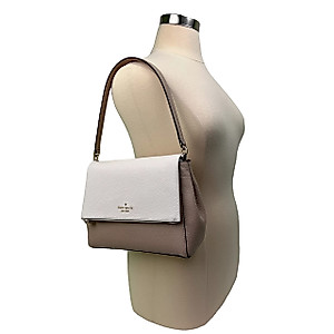 Kate Spade Leila Medium Pebbled Leather Shoulder Bag (Warm beige)