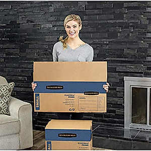 Bankers Box SmoothMove Prime Moving Boxes, Medium, 8-Pack, (0062806)