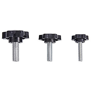 INCREWAY 24pcs Thumb Screw, M6/M8/M10x25mm Star Head Knob Tightening Screw Thumbscrew