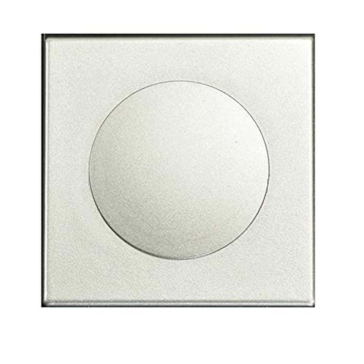 2 Pcs Pipe Wall Covers,Wall Split Flange,Wall ​Hole Decorative Cover,Wall Split Square Escutcheon Plate ABS Plastics Self-Adhesive Pipe Plate Covers,(50mm)
