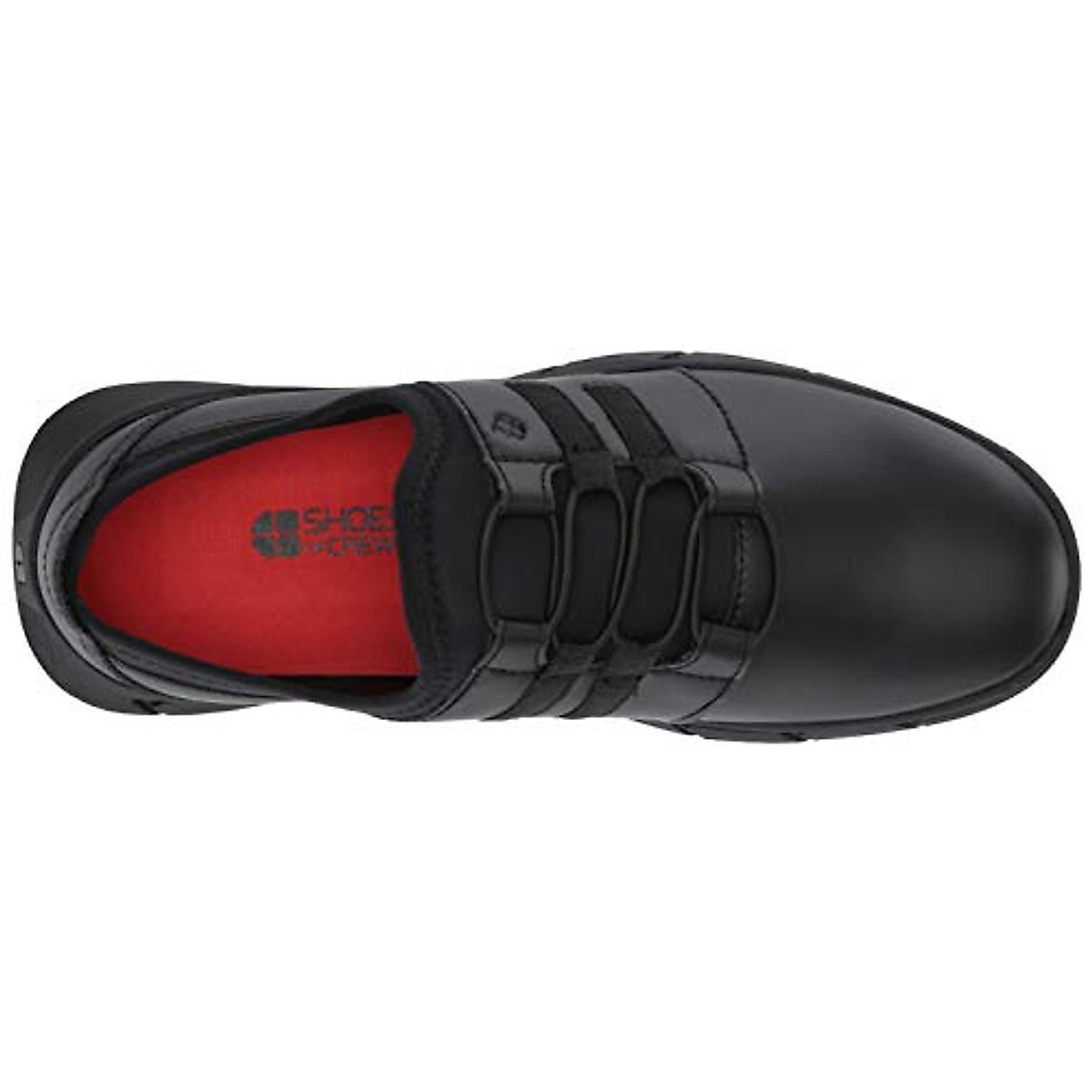 Shoes for Crews LILA Karina, Women's Lightweight Work Shoes, Slip Resistant, Water Resistant, Black, Size 9.5