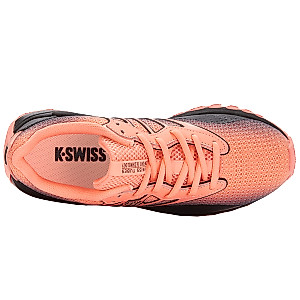 K-Swiss Women's Tubes Sport Training Shoe, Lite Neon Coral/Black, 8 M