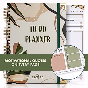 Simplified To Do List Planner Notebook - Easily Organize Your Daily Tasks And Boost Productivity - The Perfect Daily Journal And Undated Office Supplies Checklist For Women…