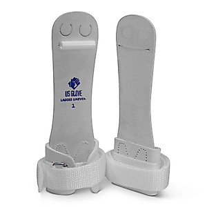 US Glove Women Elite Series Uneven Bar Grips - Womens Gymnastics Bars Grips - Youth to Adult Girl Sizes - Made in USA - Size: 1 (6 1/8") - Hook & Loop