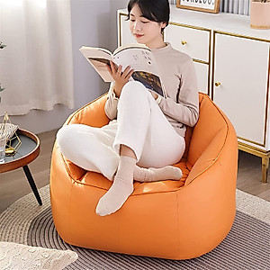GAENZA New Beanbag Comfortable and Breathable Bean Bag Chair Balcony Leisure Lounger Recliner Sac Shell Shaped Clean Breathable Lazy Sofa Bean Bag Sofa