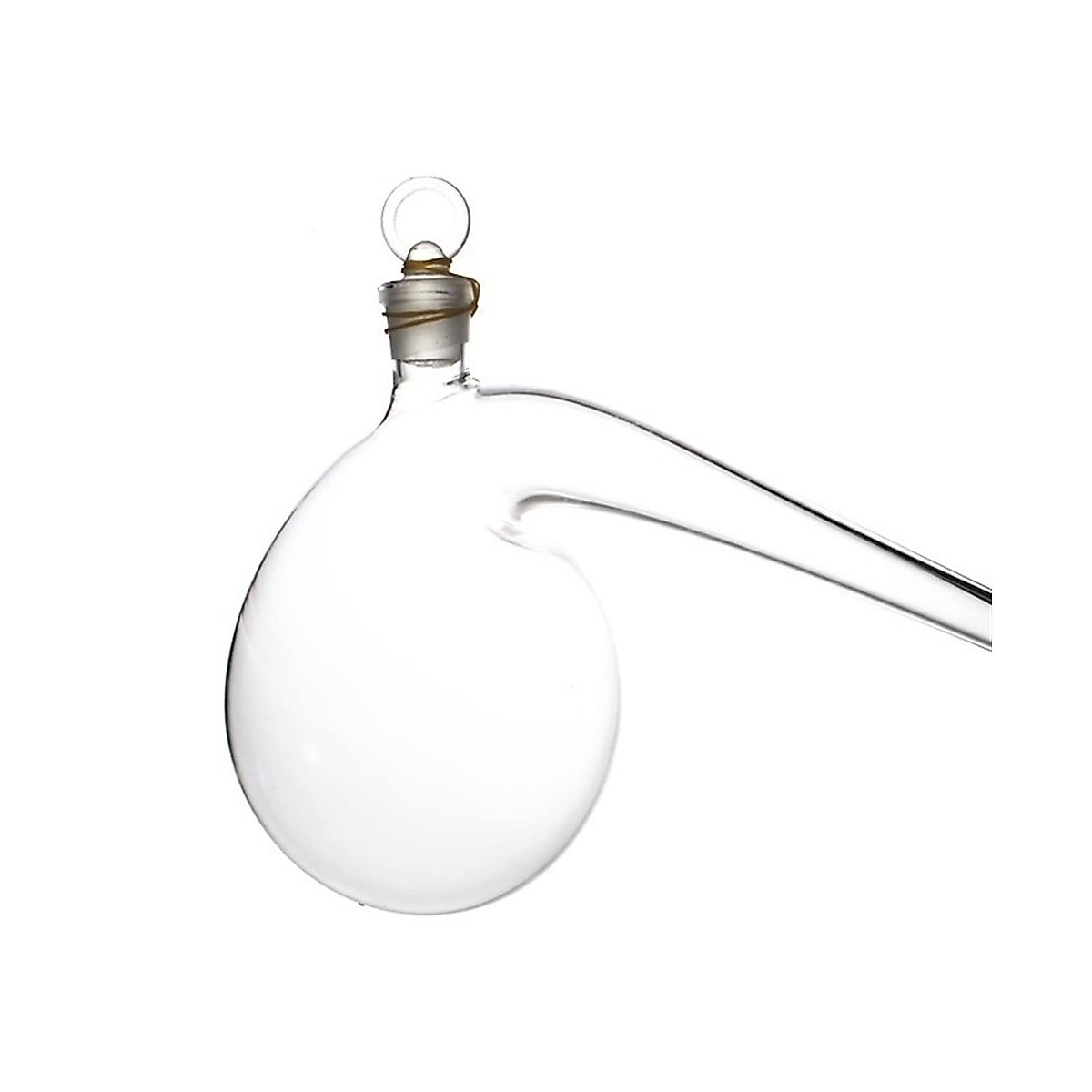 DADAKEWIN 500ml Lab Distilling Flasks Retort with Ground Glass Stopper Borosilicate 3.3 Glass Heat Resistant Distillation Lab Distilling Flasks- Pack of 1 (Size : 500mL)