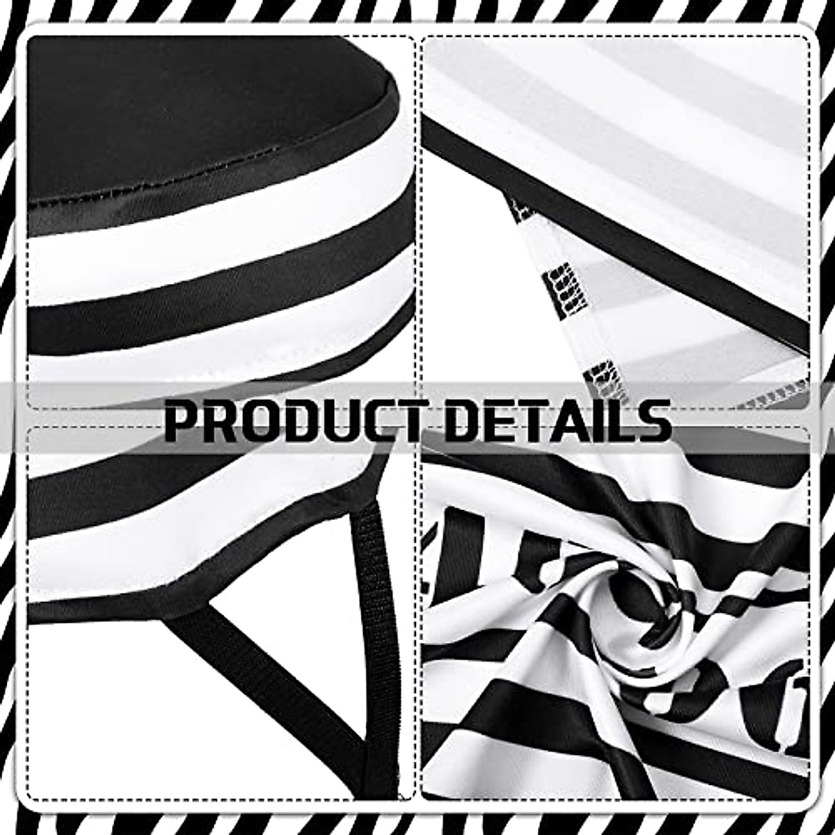 Funny Dog Prisoner Costumes Halloween Dog Prison Pooch Shirts Washable Dog Hat and Card for Halloween Dog Puppy Pet Cosplay (X-Large)