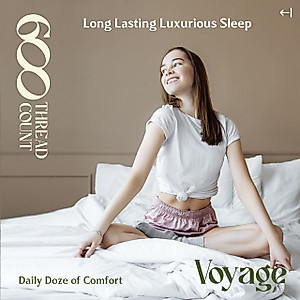 Mayfair Linen Oversized King Duvet Cover, 600 Thread Count Sateen 3 Pc Egyptian Cotton Duvet Cover Set, 100% Pure Cotton Comforter Cover, 2 Pillow Shams, Zipper Closure, 7 Corner Ties - (White)