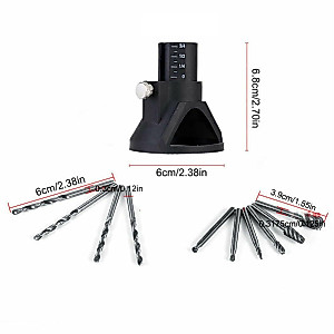 HomeSoGood Router Drill Bits Tool Drill Bit Kit Cutting Guide Locator Rotary File Milling Set for Dremel Rotary 11Pcs