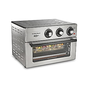 Hamilton Beach Air Fryer Countertop Toaster Oven, Includes Bake, Broil, and Toast, Fits 12” Pizza, 1800 Watts, 6 Cooking Modes, Stainless Steel