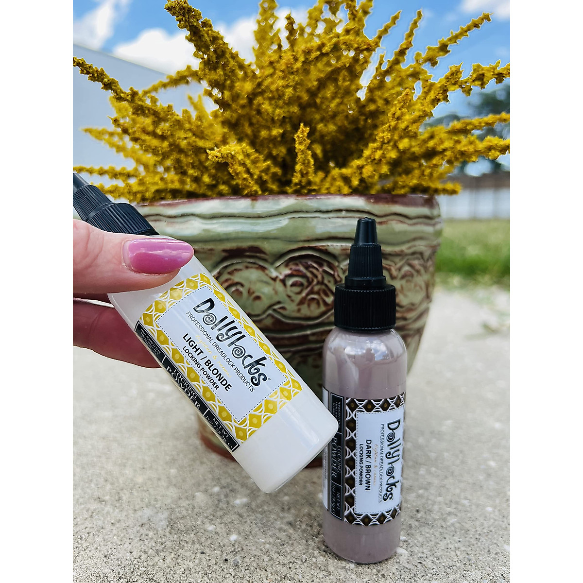 Dollylocks 1oz Dark/Brown Dreadlock Locking Powder