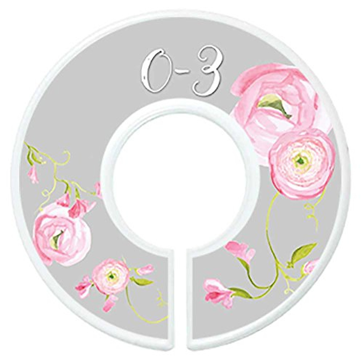 Mumsy Goose Nursery Closet Dividers Baby Girl Clothes Dividers Closet Organizers
