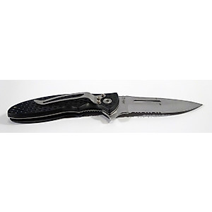 Frost Cutlery 'Double Tap' Folding Lock-blade Pocketknife with a 3.375" long Stainless Steel Blade