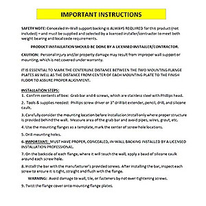 CSI Bathware Straight Grab Bar Bath, 18",1.50" Diameter Oil Rubbed Bronze