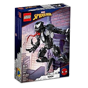 LEGO Marvel Venom Figure, 76230 Fully Articulated Super Villain Action Toy, Spider-Man Universe Collectible Set, Alien Toys for Boys and Girls