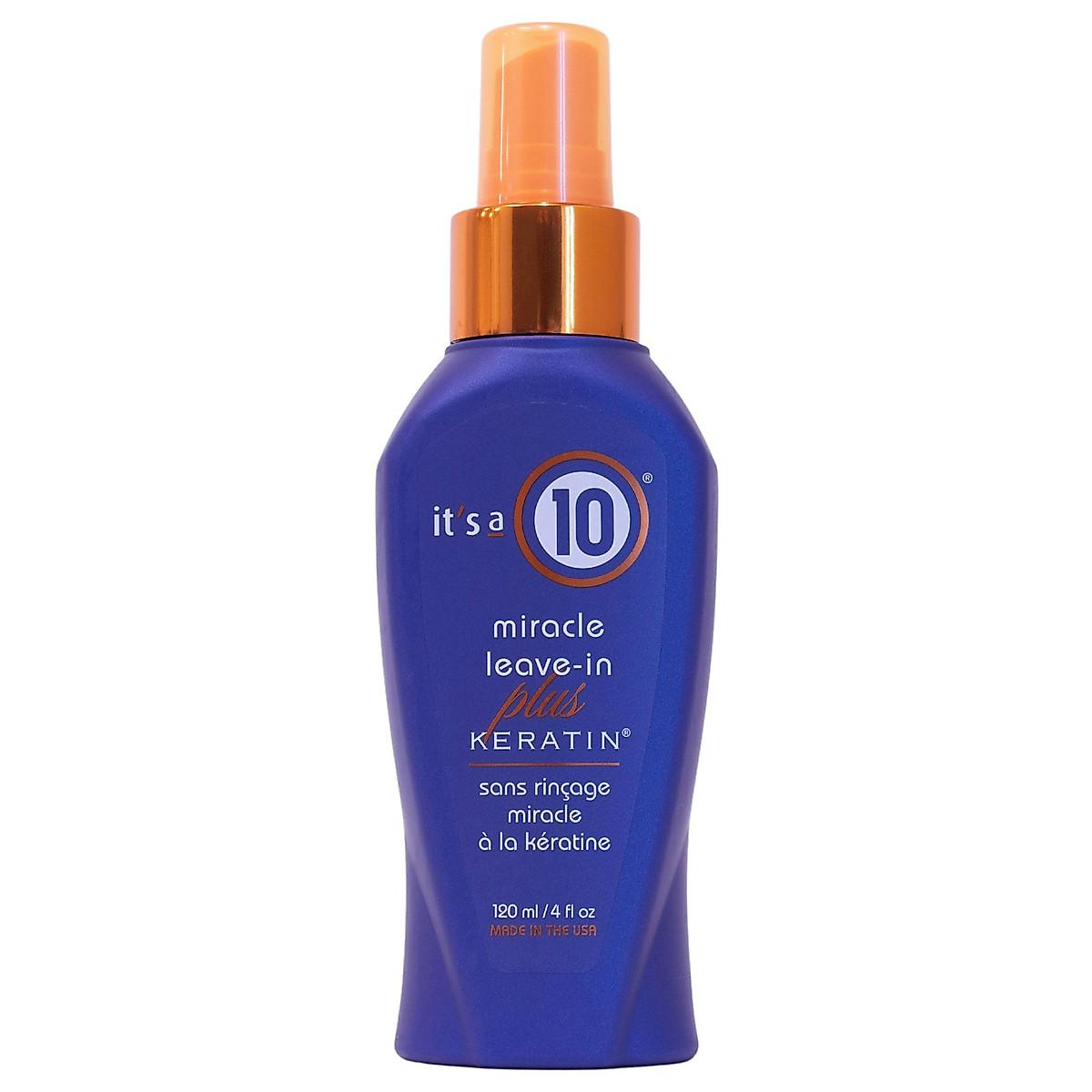 It's a 10 Haircare Miracle Leave-In Plus Keratin, 4 Fl. Oz (Pack of 1)