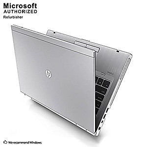 HP Elitebook 8470p Laptop webcam optional - Core i5 2.5ghz - 8GB DDR3 - 500GB HDD - DVD - Windows 10 home - (Renewed)
