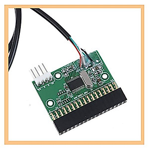 KOOBOOK 1Pcs 1.44MB 3.5" Floppy Drive Connector 34 PIN 34P to USB Cable Adapter PCB Board with Power Cable