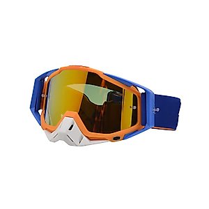 Wind Dust Anti UV Off-road Glasses,Ski Motorcycle Cross-country Sports Riding Glasses,Durable Portable for Outdoor Sports (black)