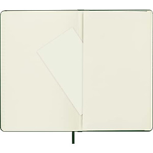 Moleskine Classic Notebook, Hard Cover, Large (5" x 8.25") Ruled/Lined, Myrtle Green, 240 Pages