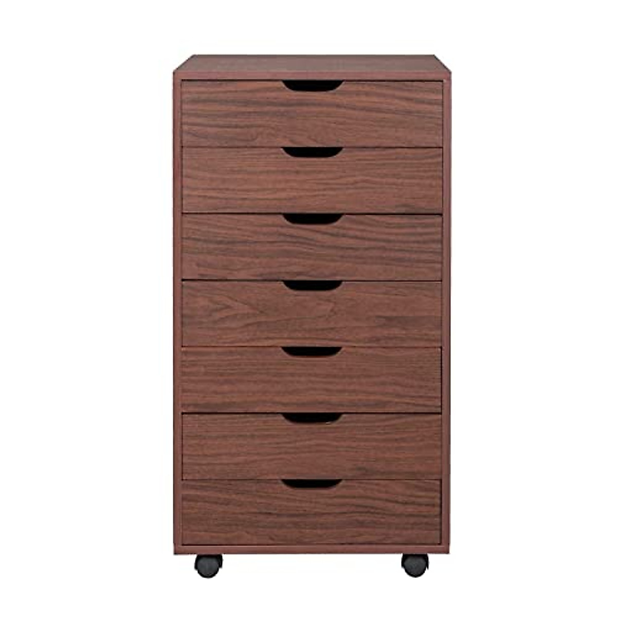 Nightstand Bedside Table Drawer Cabinet Wooden Storage Chests Cabinet 7-Drawer Dresser Storage For Bedroom Furniture Multifunctional Storage Shelves Sturdy & Durable Construction Storage Tower Dresser