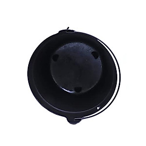 Witches Jumbo 15" Black Cauldron - Made in USA! Great for Halloween Decor, Parties, Trick or Treat Candy Bucket & More -Kettle Includes Handle - Xtra-Large 15 Inch Size