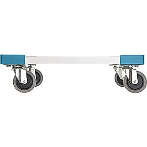 Carlisle FoodService Products Cateraide Dolly for Pc300N Pan Carriers with Reinforced Corners for Catering and Events, Aluminum, 23.75 X 17.38 Inches, Silver