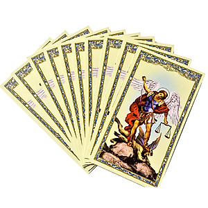 Saint Michael the Archangel Holy Card (10 pack)