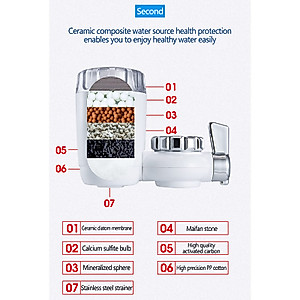 Faucet Water Purifier Household Pre-Filter Tap Water Filter Water Purifier to Reduce Impurities Effective Purification System for Home