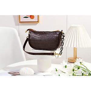 Anbys 2pcs Purse Strap Extender Bag Extender Chain Oblong Shape Replacement Purse Chain Extender Bag Charms for Crossbody Bag Purse Shoulder Handbags(Gunmetal)