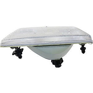 Evan Fischer Headlight Set Compatible with 1992-1996 Ford E-350 Econoline Club Wagon 1996 Super Duty Left Driver and Right Passenger Side Halogen With bulb(s)