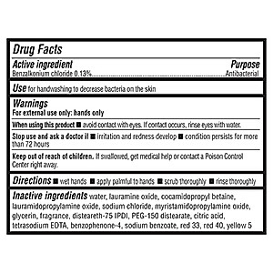 Amazon Basics Antibacterial Liquid Hand Soap Refill, Light Moisturizing, Triclosan-Free, 56 Fluid Ounces, 1-Pack (Previously Solimo)
