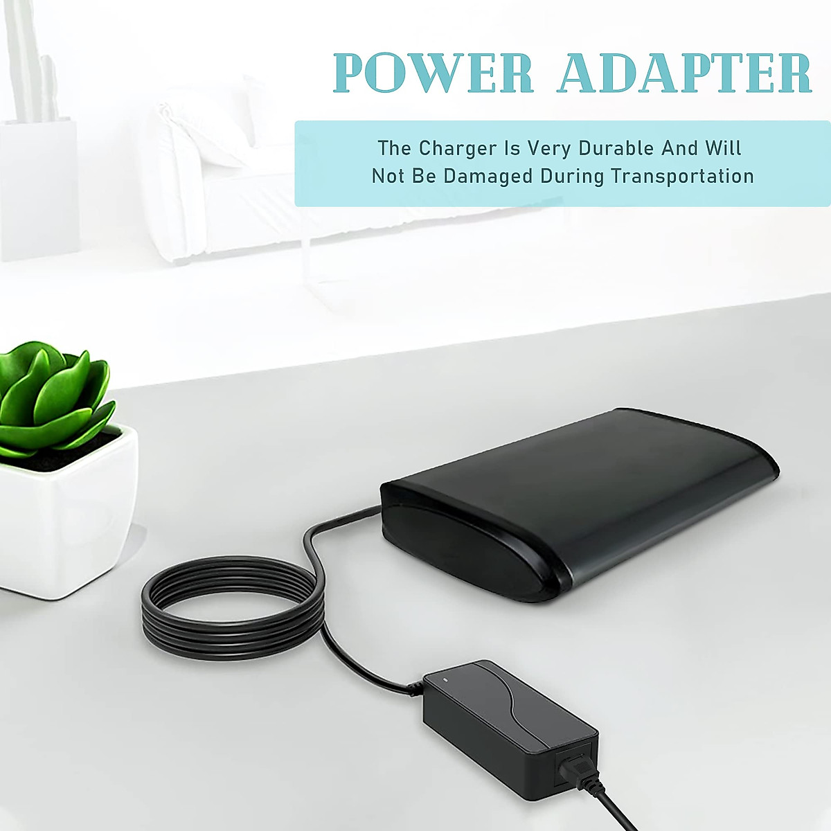 SLLEA 6-Pin DIN AC/DC Adapter for I/O Magic GigaBank 320gb 3.5" External Hard Drive HD HDD 5VDC / 12VDC 1.5A-2A 6-Prong Power Supply Cord Cable PS Battery Charger Mains