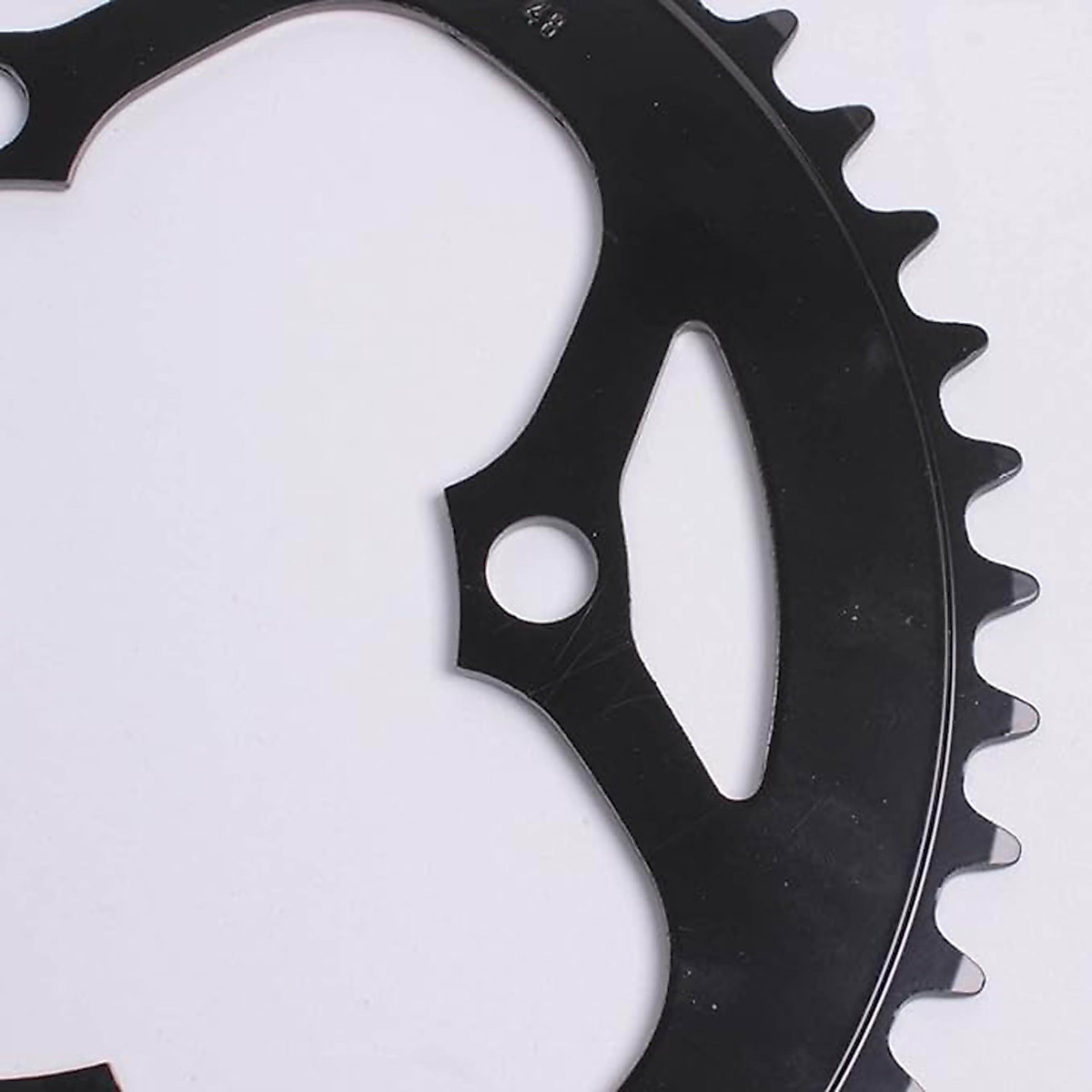 PROWHEEL Universal Bike Round Chainring,104mm BCD 42T/44T/46T/48T Steel Single Bike Chainring for 6 to 12 Speed MTB,E-Bike,Folding Bike,Road Bike,City Bike,BMX,Fat Bike,Cargo