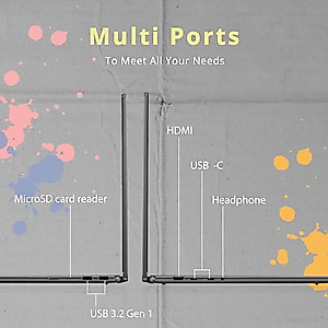 Lenovo Yoga 7i 2-in-1 360° 16" WUXGA Touchscreen Laptop, Intel Core-i5 1335U, 8GB RAM, 512GB PCIe SSD, Backlit Keyboard, Fingerprint Reader, Win 11, Storm Grey, 32GB Snowbell USB Card