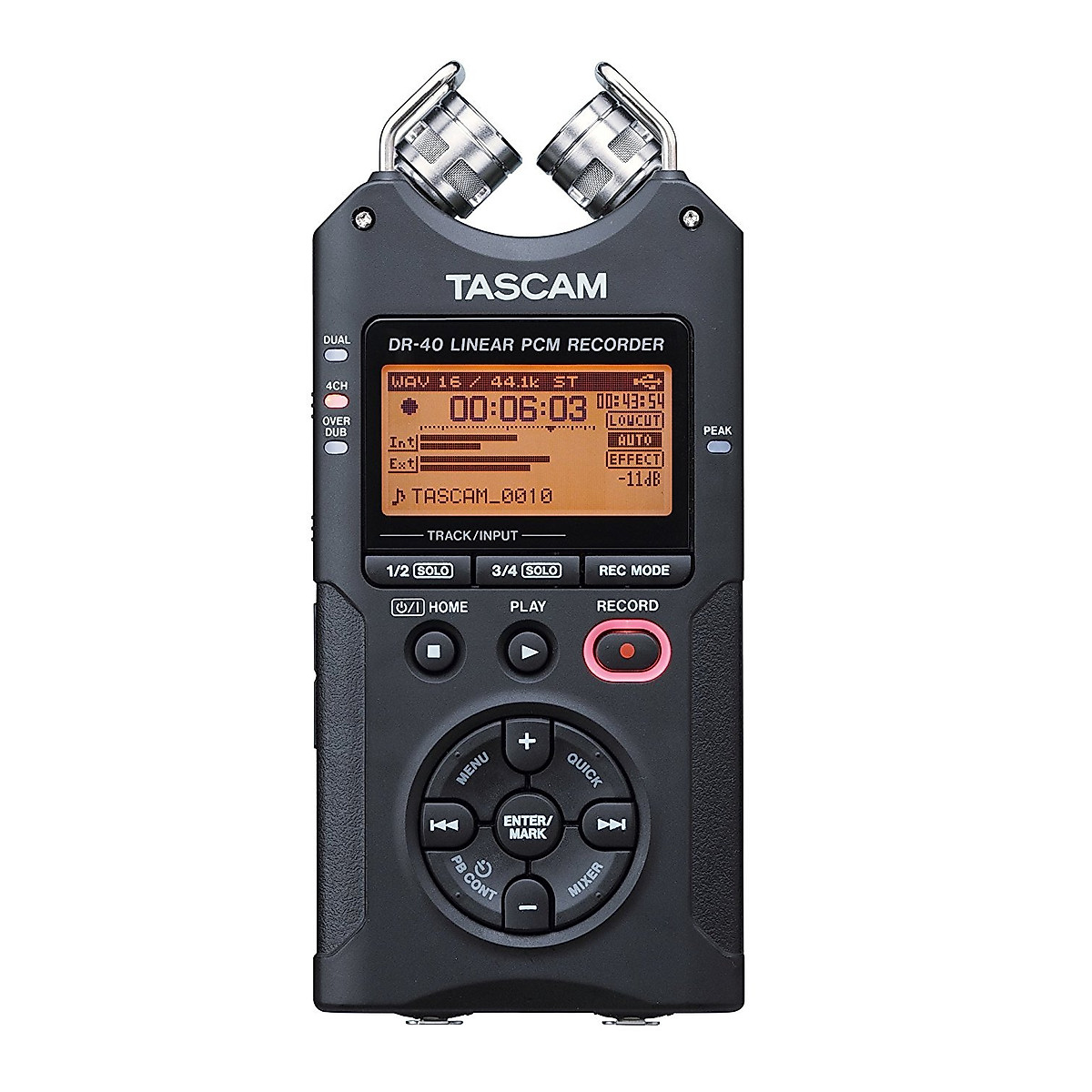 Tascam, 4 AD Converter, usb2.0, Black, DR-40